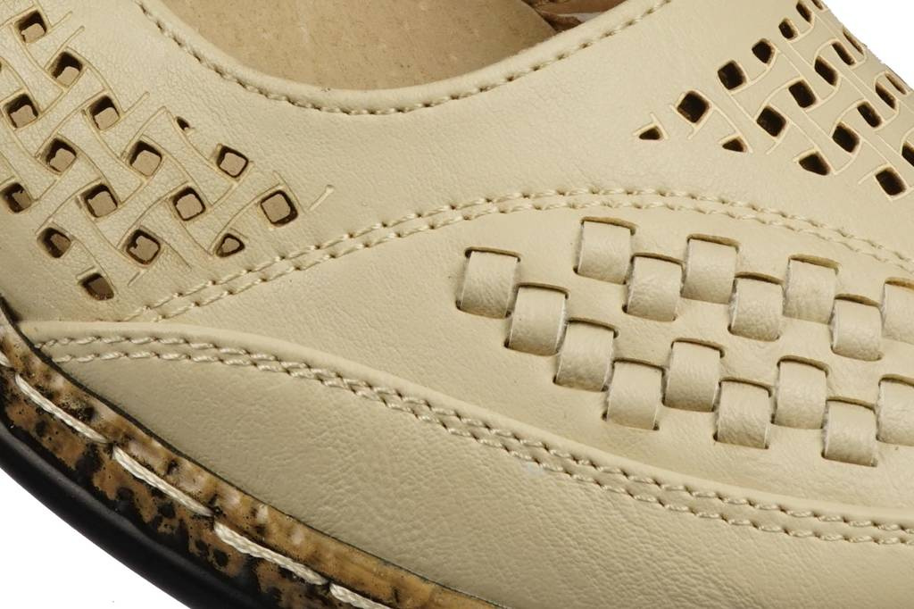 Sandały damskie, beżowe - Chun Sen D9761-7BE | Hurtownia Obuwia ABC