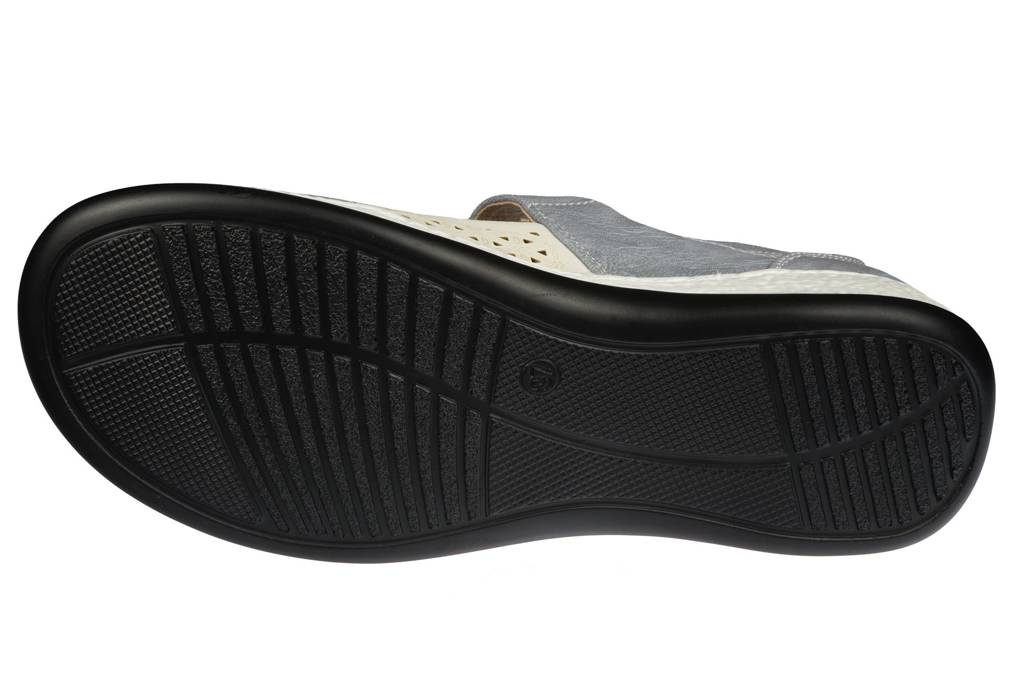 Sandały damskie, niebieskie - Chun Sen D9769-11BU | Hurtownia Obuwia ABC