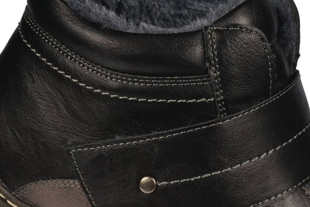 Buty zimowe damskie - Chun Sen D9666-9BLGY | Hurtownia Obuwia ABC