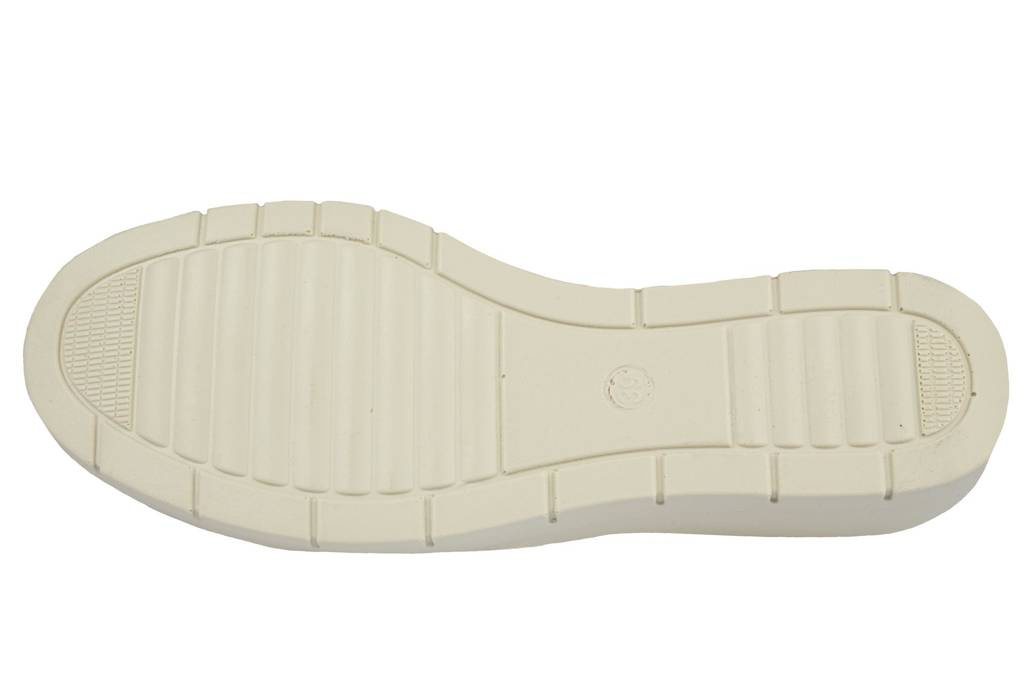 Tenisówki damskie, beżowe - Le Scarpe DA7019-3BE | Hurtownia obuwia ABC