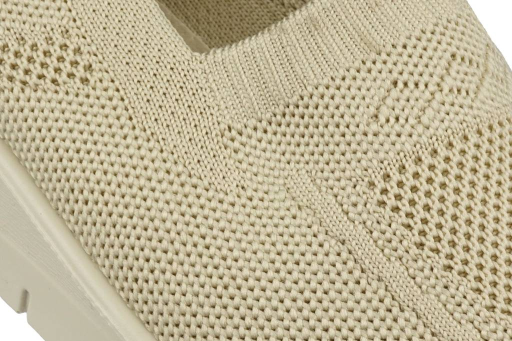 Tenisówki damskie, beżowe - Le Scarpe DA7019-3BE | Hurtownia obuwia ABC