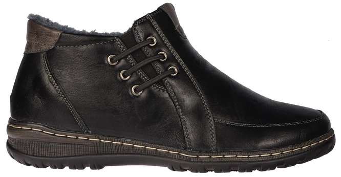 Buty zimowe damskie - Chun Sen D9667D-9BLGY | Hurtownia Obuwia ABC